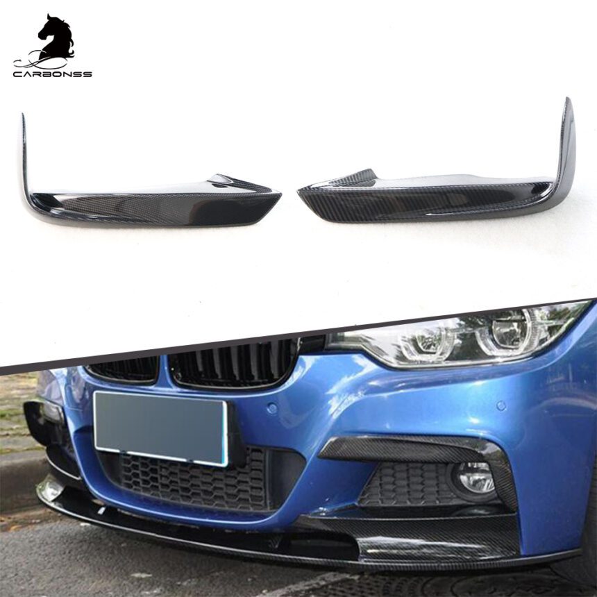 BMW F30 MAD Style Carbon Front Bumper Upper Flaps – Guangdong Carbonss ...