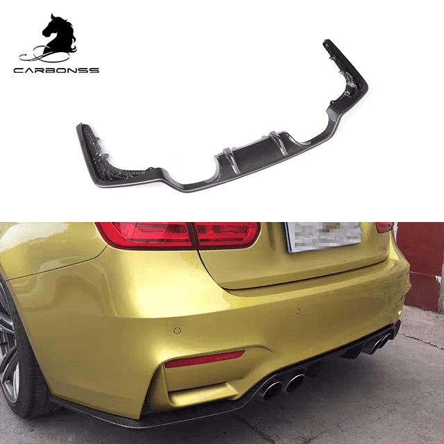 BMW F80 F82 M3 M4 3D Style Carbon Rear Bumper Diffuser - Guangdong ...