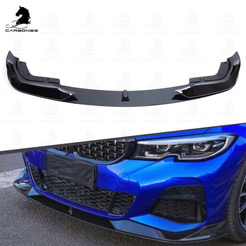 BMW G20 AC Style Gloss Black Front Bumper Lip – Guangdong Carbonss ...