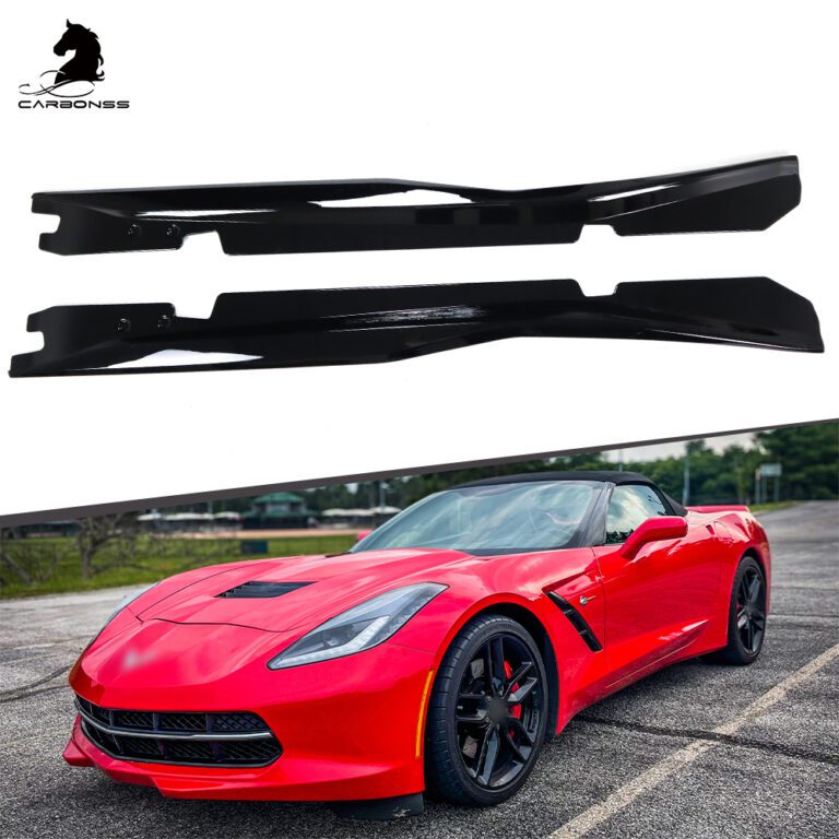 Corvette C7 Gloss Black Side Skirts – Guangdong Carbonss Tuning Co., Ltd.