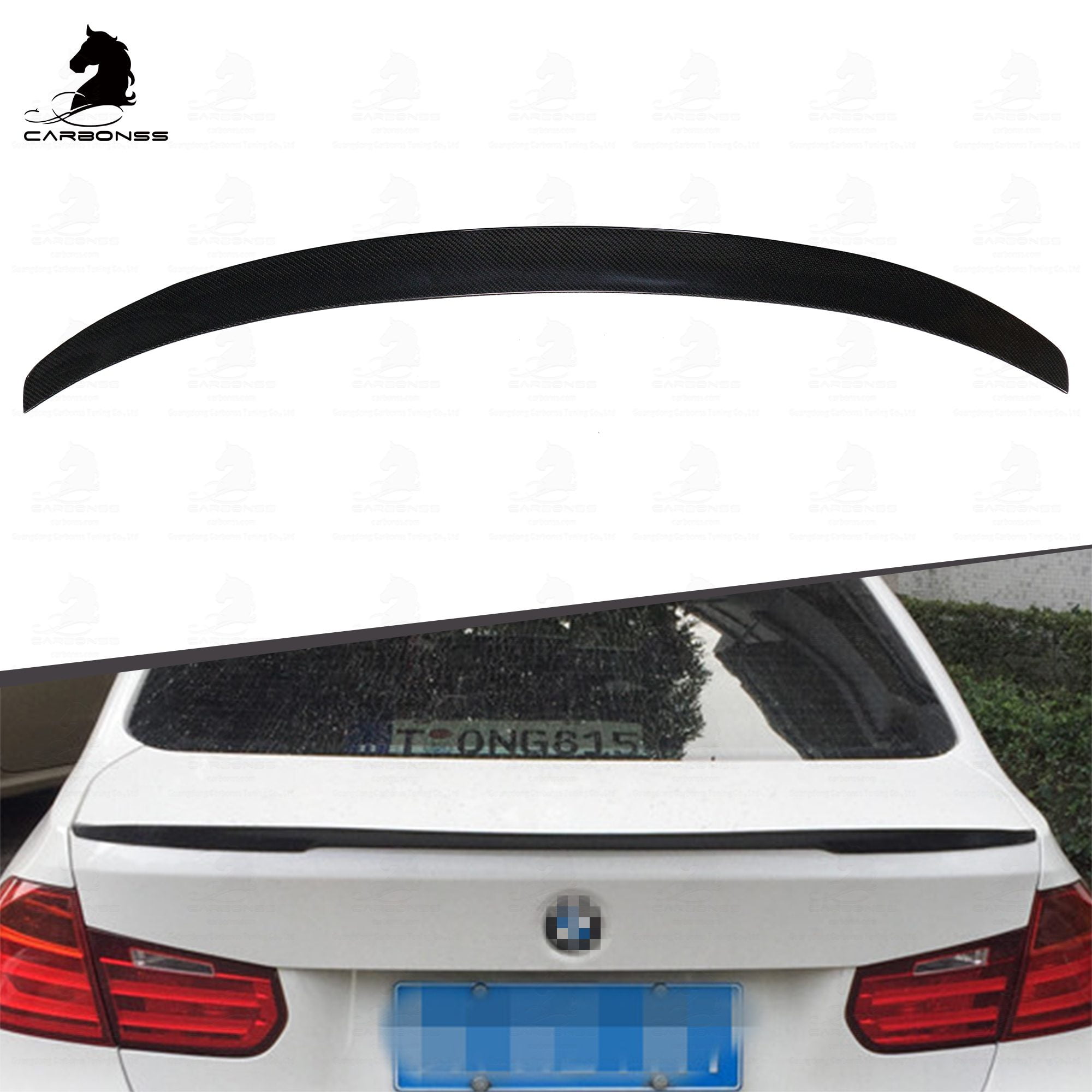 BMW F30 P Type Carbon Rear Spoiler - Guangdong Carbonss Tuning Co., Ltd.
