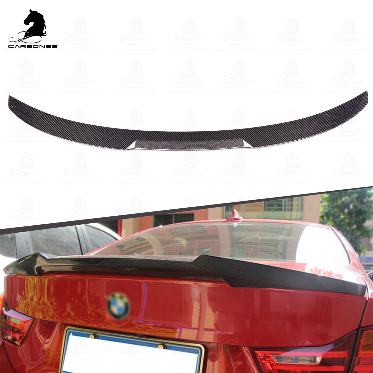 BMW F32 V Type Carbon Rear Spoiler – Guangdong Carbonss Tuning Co., Ltd.