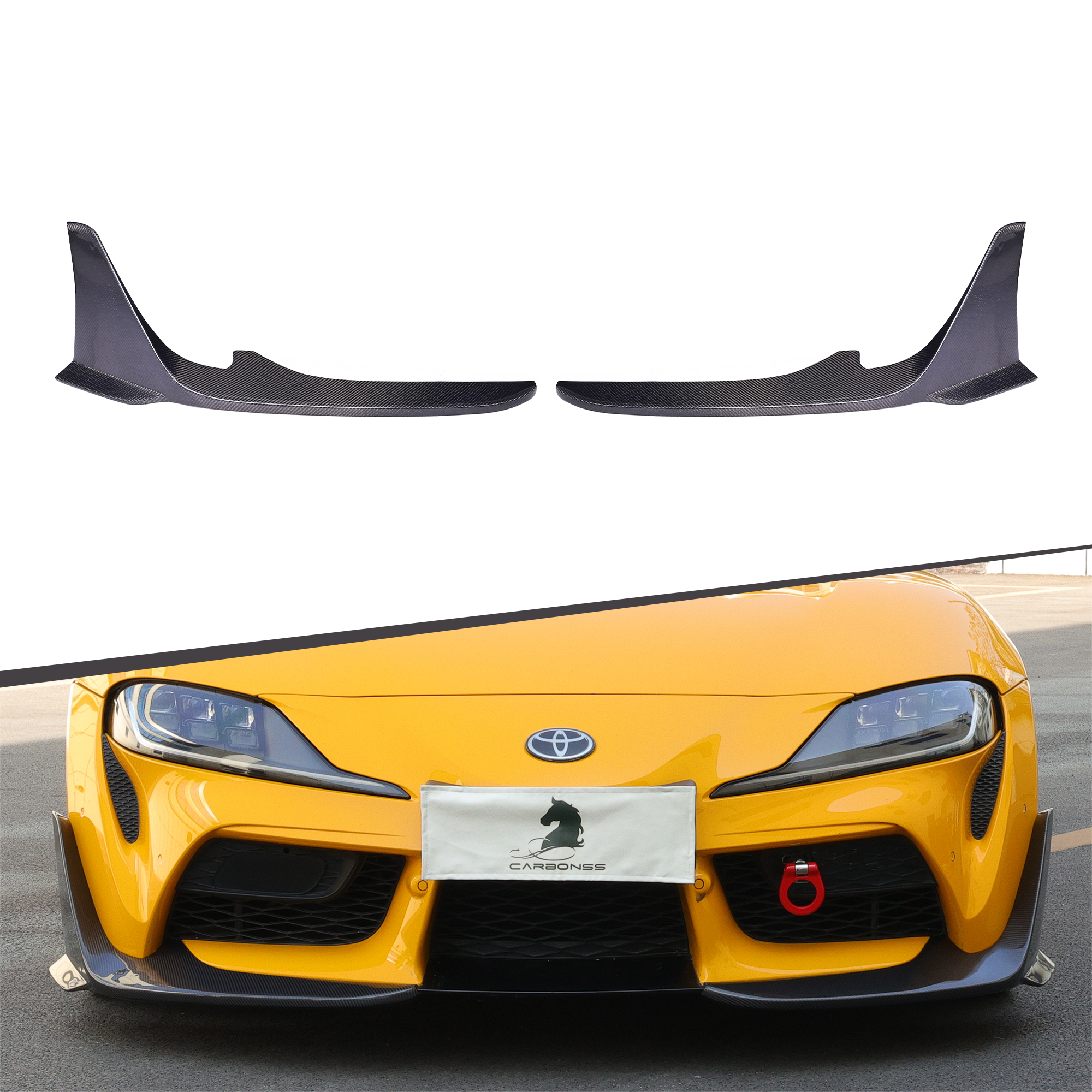Toyota Supra A90 ED Type Front Splitter Flaps 2019+ – Guangdong ...
