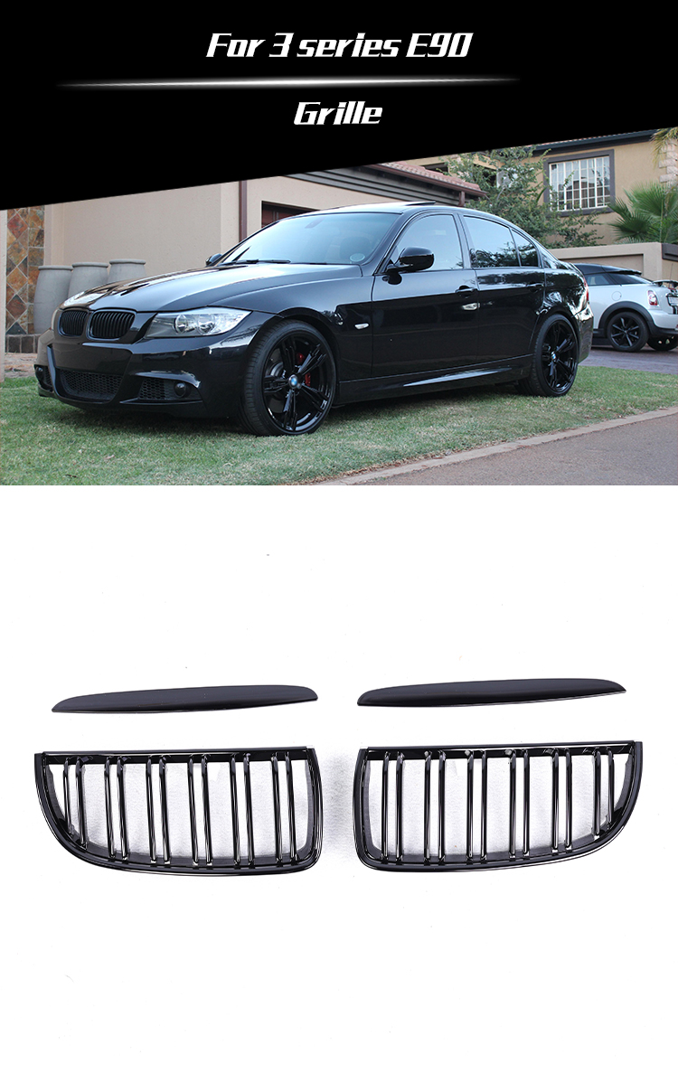 Bmw E90 2006-2008 Gloss Black Front Grille – Guangdong Carbonss Tuning ...