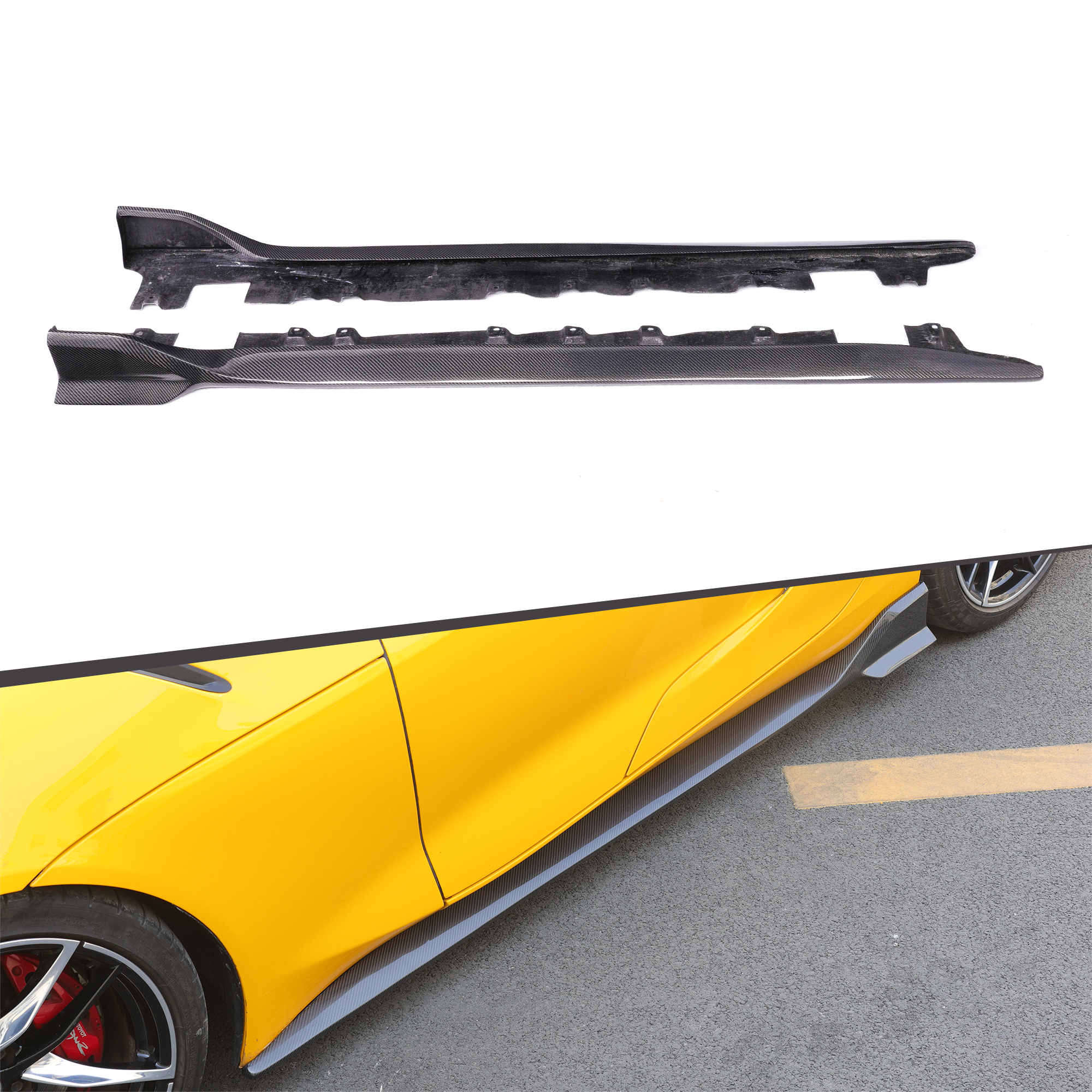 Toyota Supra A90 AD Side Skirts 2019+ – Guangdong Carbonss Tuning Co., Ltd.